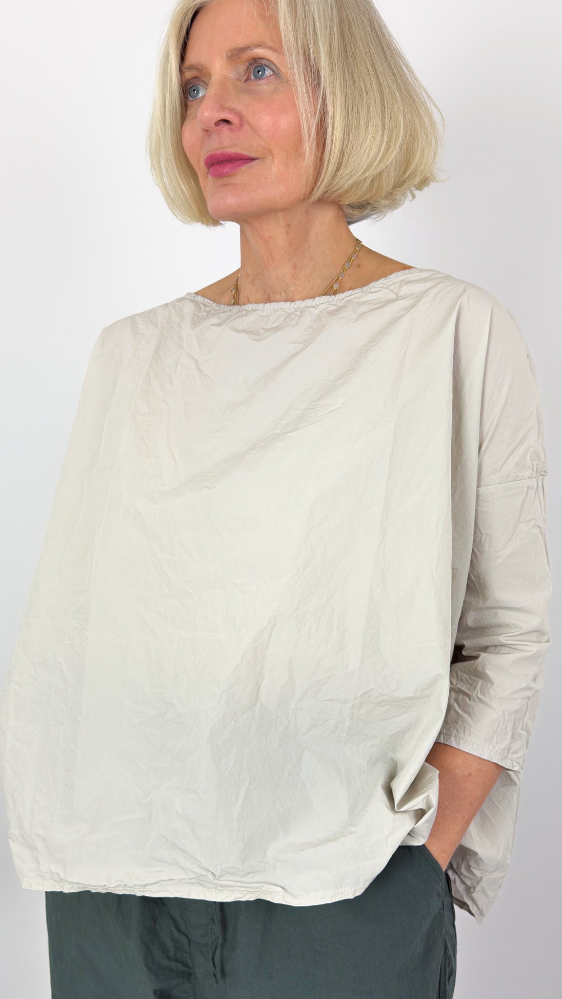 Album di Famiglia 12_118 TC Tunic Shirt Pebble – Cordelia James