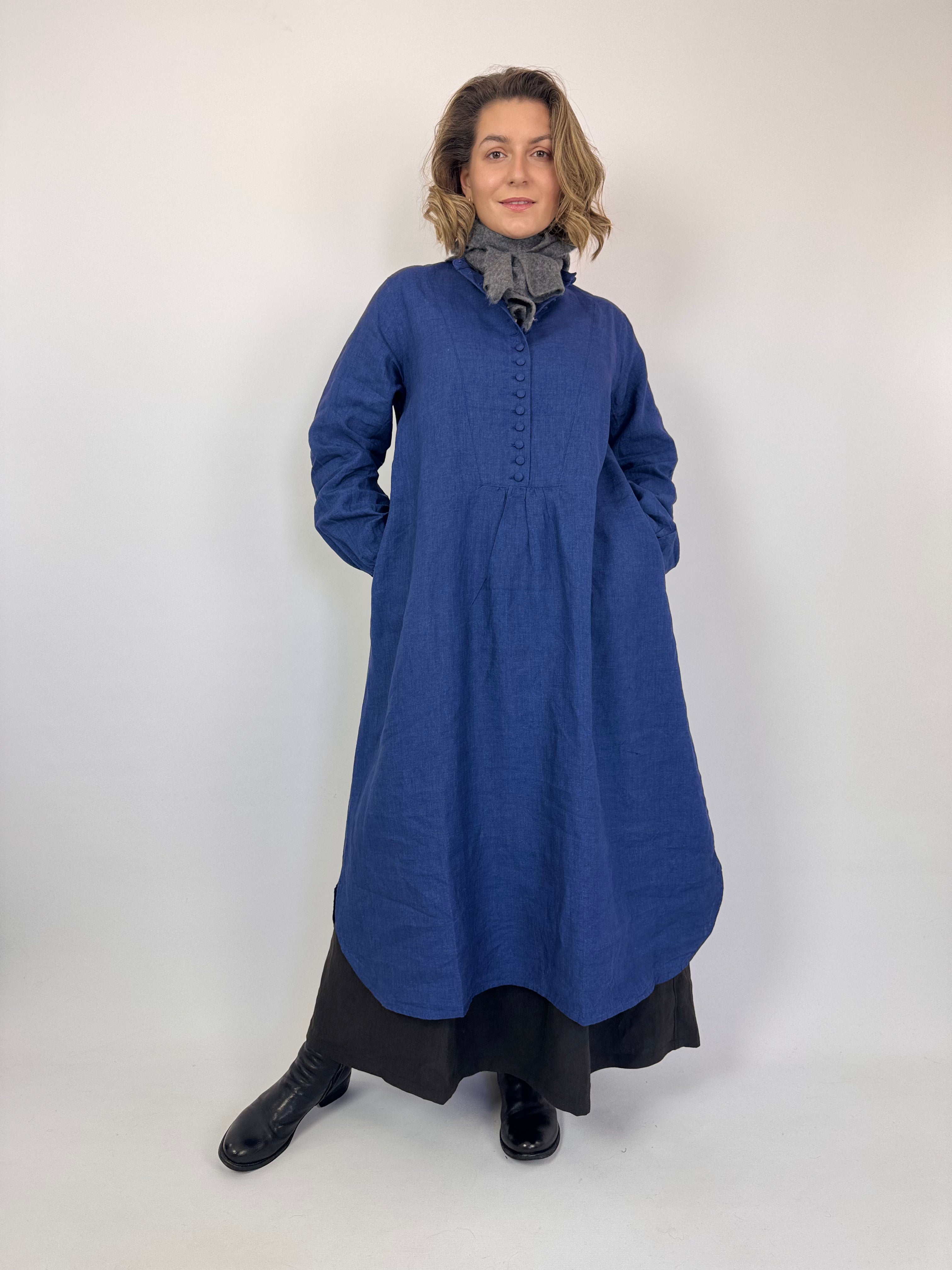 Ichi Antiquities 314 Dress Indigo – Cordelia James