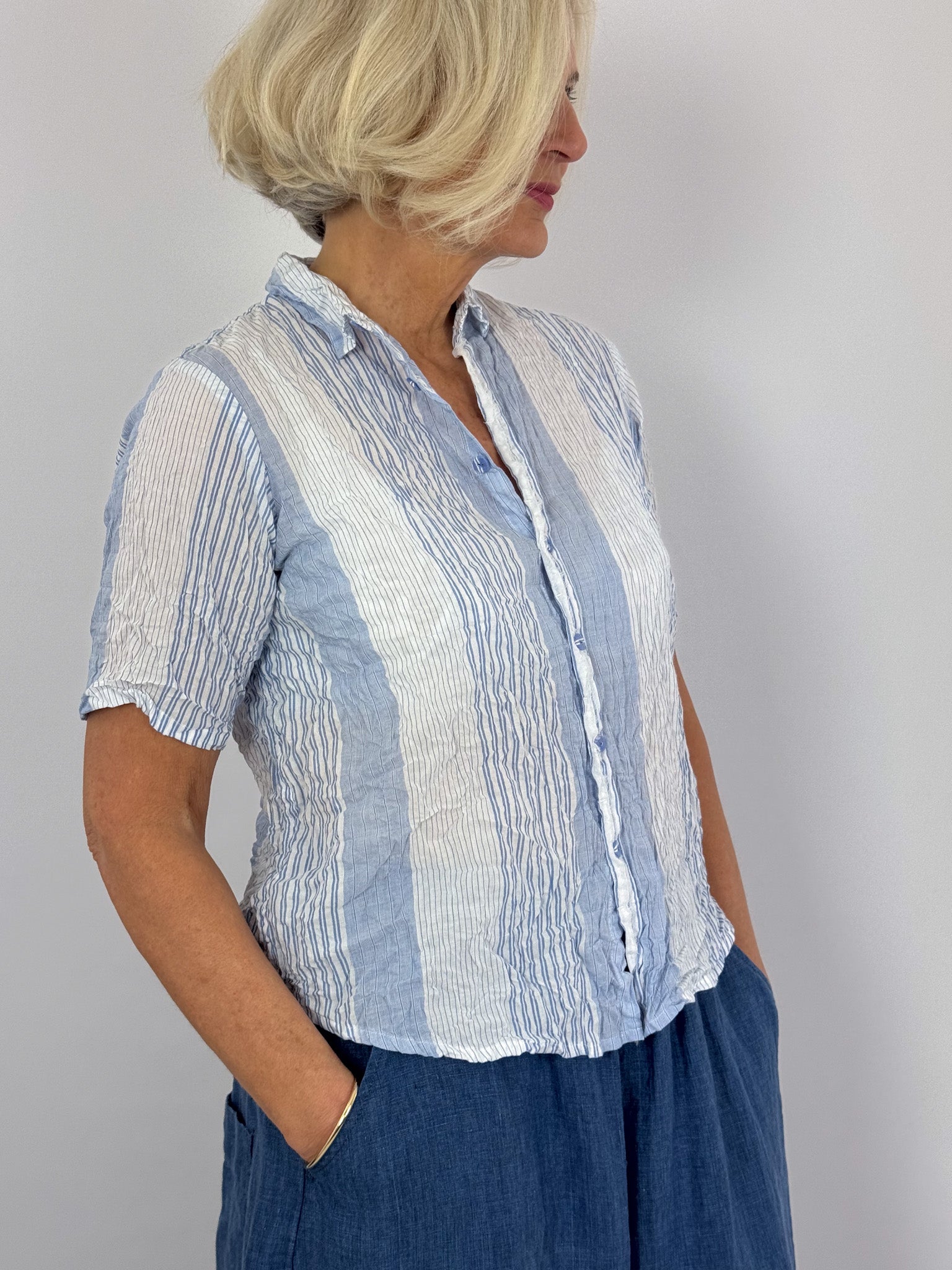 Pas De Calais 6795 Blouse Off-White – Cordelia James